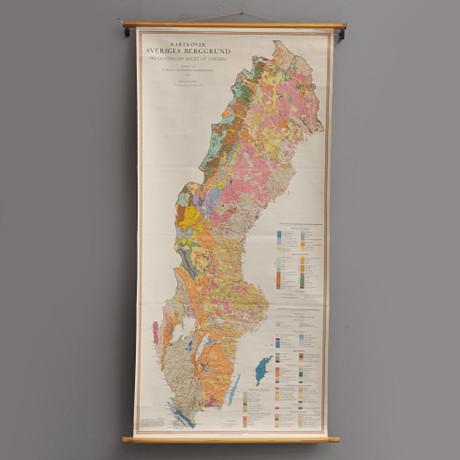 SKOLPLANCH, Mapa de la roca madre de Suecia. Departamento de ...