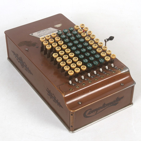 COMPTOMETER, Felt & Tarrant, Chicago. Övrigt - Modern Teknik ...