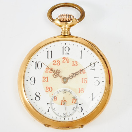OMEGA, 18k gold pocket watch, early 20th century. Clocks & Watches ...