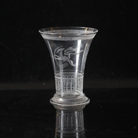 SIMON GATE. goblet, glass, mod. 172, Orrefors. Glass - Art glass ...