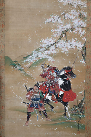 ROLL PAINTING/SILK PAINTING, so called. Kakemon, according to ...