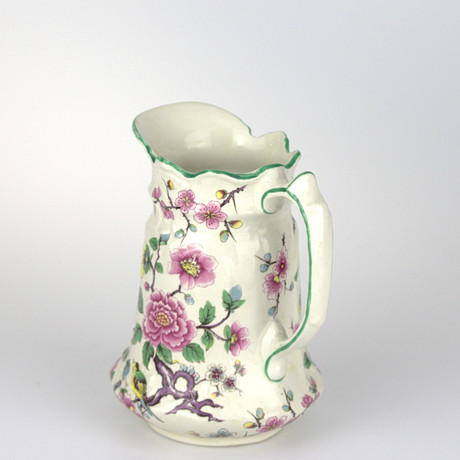 A “Chinese Rose” bone china jug, Old Foley, James Kent Ltd ...