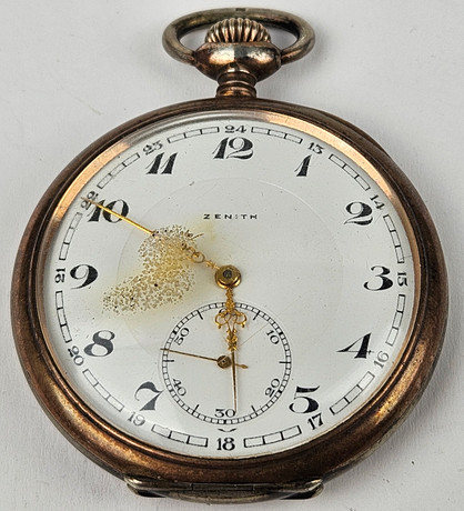 FICKUR, Boliden silver, Zenith, 1900-tal. Klockor & Ur - Fickur & Stoppur - Auctionet