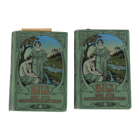 BOOKS, 2 volumes, “Bilz - The New Method of Natural Medicine”, 1905 ...