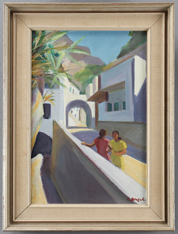 UNIDENTIFIED ARTIST oil on canvas, signed J Brasch. Art - Paintings ...