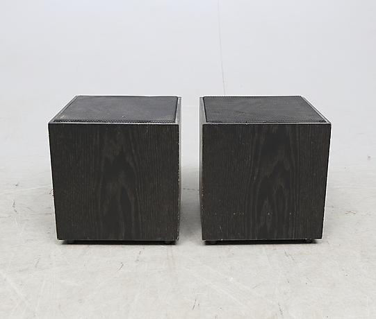 HÖGTALARE, ett par, "Kuben", SONAB, Carlsson, 1900-talets andra hälft ...