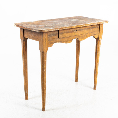BORD, med låda, allmoge, 1800-tal. Möbler - Bord - Auctionet