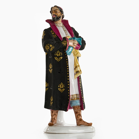 YAKOV A. TROUPIANSKY. After. Porcelain figurine, Lomonosov, opera ...