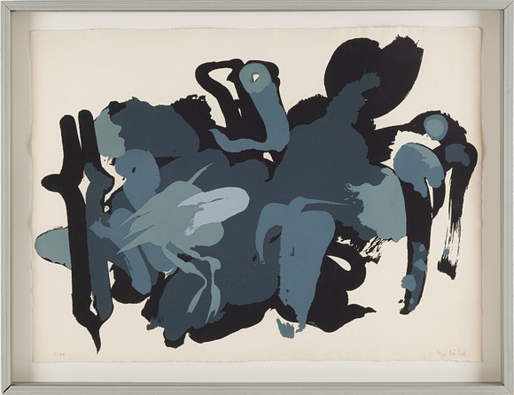 LAGE LINDELL. Composition, colour series, 5/54, signed. Art ...