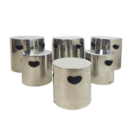 AURA LONDON TABLES, A SET OF THREE GRADUATED NESTING PAIRS. Furniture ...