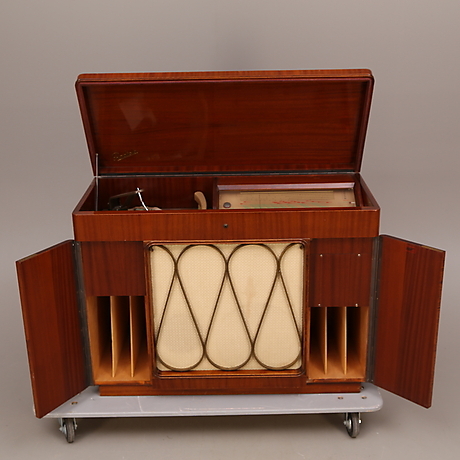 RADIOGRAM PHONE FURNITURE, wood, Radiola & AGA, first part 20th century ...