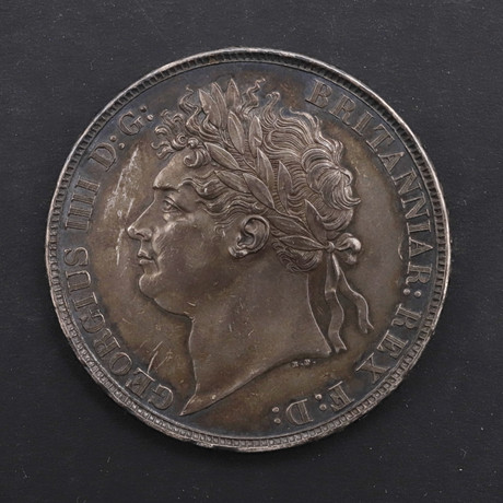 A GEORGE IV CROWN, 1821. Coins, Medals & Stamps - Coins - Auctionet