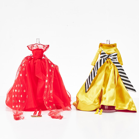 BARBIE, Outfits (2), #1865 Evening Flame, Special Edition, BILL BLASS ...