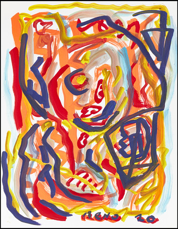 JOSEPH RENO (born in Seattle, Wa, USA 1943), “The encounter”, signed ...