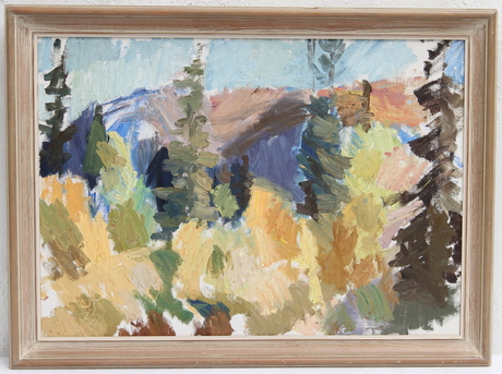 ORVAR PALM. Oil on canvas. "Drommen, Jämtland", signed. Art - Paintings ...