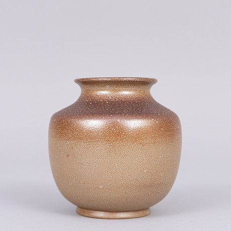 JAN STARK. A vase, salt glazed stoneware, Höganäs 1976. Ceramics ...
