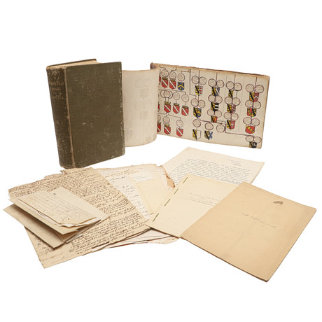 LUTTRELL FAMILY OF DUNSTER CASTLE SOMERSET. A genealogical album, 17th ...