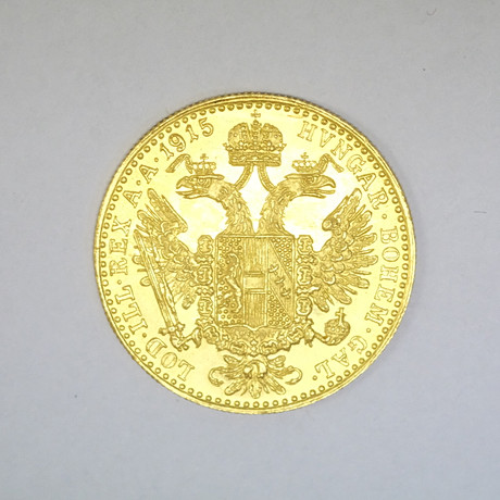 AUSTRO-HUNGARIAN GOLD COIN, 1 DUCAT 1915. Coins, Medals & Stamps ...