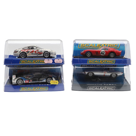 SCALEXTRIC BOXED CARS - INCLUDING JAGUAR & FERRARI. Toys - Toys - Auctionet