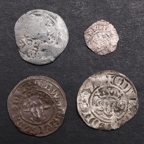 A COLLECTION OF MEDIEVAL HAMMERED COINS, EDWARD I AND SIMILAR. Coins ...
