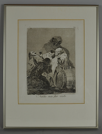 FRANCISCO DE GOYA. ETCHING. Art - Engravings & Prints - Auctionet