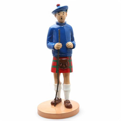 “Scottish Tintin”, polychrome polyester sculpture. Art - Sculptures ...