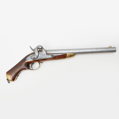 SLAG LOCK PISTOL, m/1850, Husqvarna. Weapons & Militaria - Guns ...