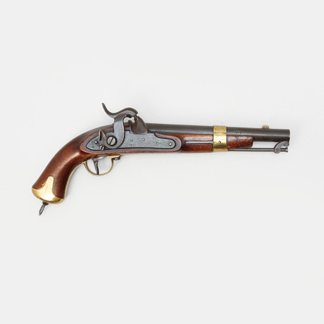 SLAG LOCK PISTOL, m/1854, Husqvarna. Weapons & Militaria - Guns ...