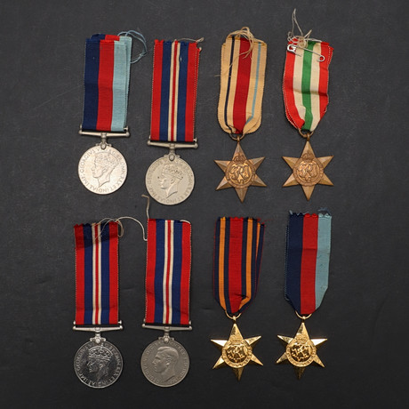 A COLLECTION OF SECOND WORLD WAR MEDALS. Coins, Medals & Stamps ...
