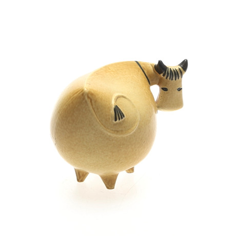 LISA LARSON. Figurine, Cow, stoneware from the series “Stora Zoo ...