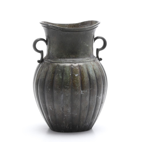 JUST ANDERSEN. Vase, model No D 132, disco metal. Silver & Metals ...