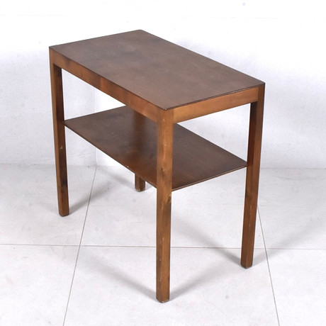 A stained beech relief table, Funkis, 1930s. Furniture - Tables - Auctionet