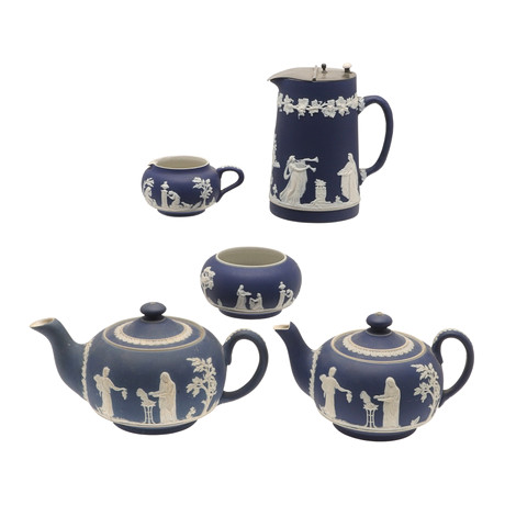 STAFFORDSHIRE WILLIAM ADAMS OF TUNSTALL JASPERWARE. Ceramics ...