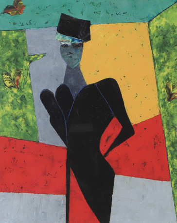 LAJOS FLESSER. Woman, lithograph in colours, signed. Art - Engravings ...