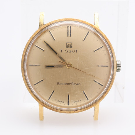 A MEN'S WRISTWATCH, TISSOT, “SEASTAR SEVEN” 18 k gold, mechanical work ...