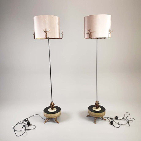 FLAMBAU FLOOR LAMPS, A PAIR, BY PAUL GRUER. Lighting & Lamps - Floor ...
