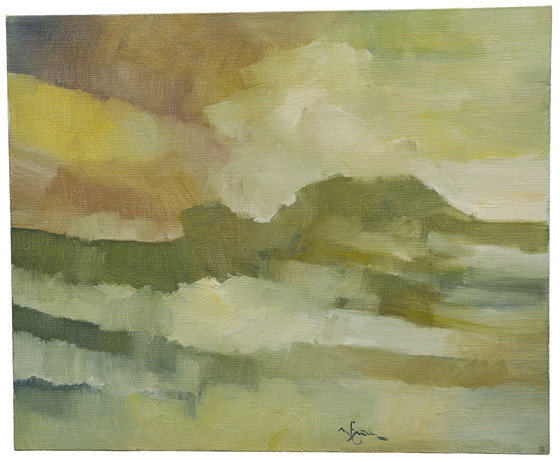 BO ERIKSSON. Oil on canvas, landscape from Österlen summertime. Art ...