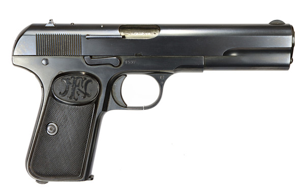 PISTOL, make FN, model 1903, calibre 9X20, no. 1537, see-no. second ...