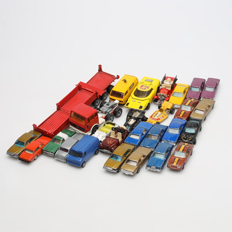 LEKSAKSBILAR, 27 stycken, metall. Leksaker - Leksaker - Auctionet