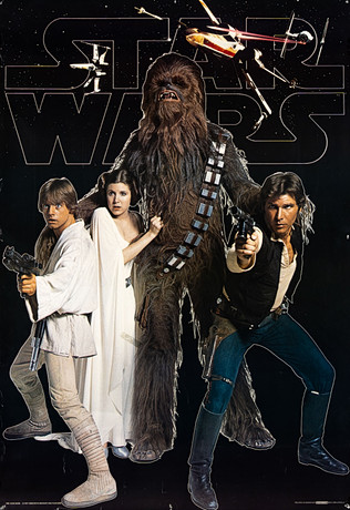 POSTER, Star Wars, Scandecor 1977. Art - Engravings & Prints - Auctionet
