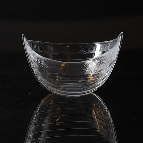 PAUL ISLING. A glass bowl, “The Prawn Trawler” from the series Bohus ...