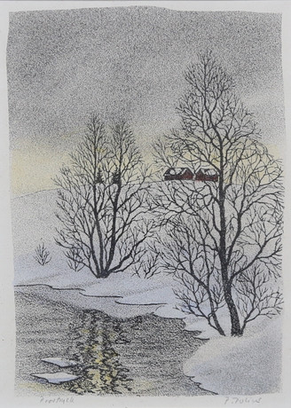 PER JULIUS. lithography, Sample print, signed. Art - Engravings ...