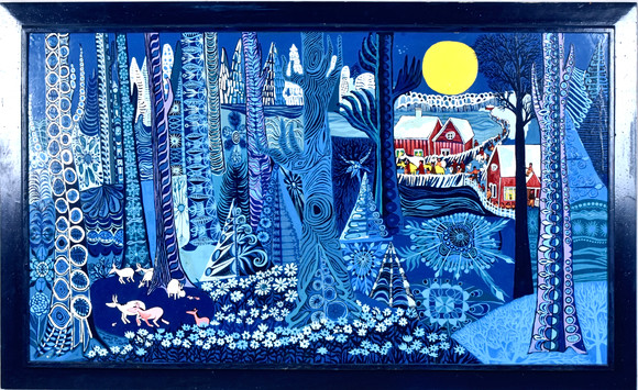 BENGT ELDE. Oil on panel. Art - Paintings - Auctionet