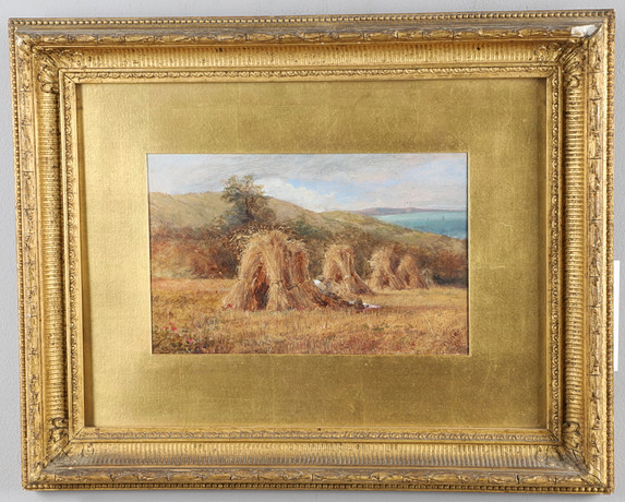 BENJAMIN JOHN MERRIFIELD DONNE (1831-192). A REST DURING HARVEST. Art - Paintings - Auctionet