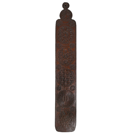 A 19TH CENTURY FRIESLAND OAK MANGLING BOARD. Swedish Folk Art - Other ...