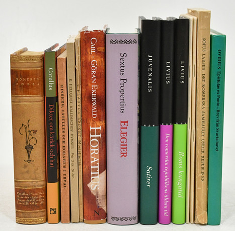 Books on Poems, Philosophy and History of the Roman Empire. 14 Volumes ...