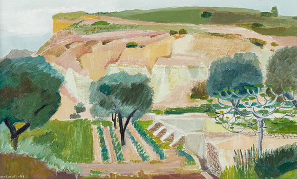 INGA NORDWALL (1917-2003), Olivlund - Spain, signed and dated Nordwall ...