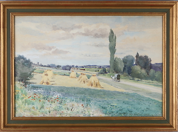 OIDENTIFIERAD KONSTNÄR. watercolour, signed Annette Elias. Art ...