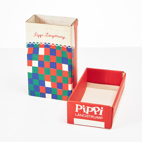 LISA LARSON. Original carton for Lisa Larson's figurine “Pippi ...