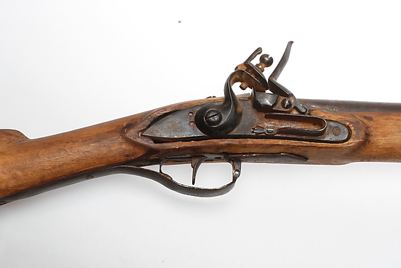 FLINT LOCK RIFLE, 19th century. Weapons & Militaria - Guns & Rifles ...